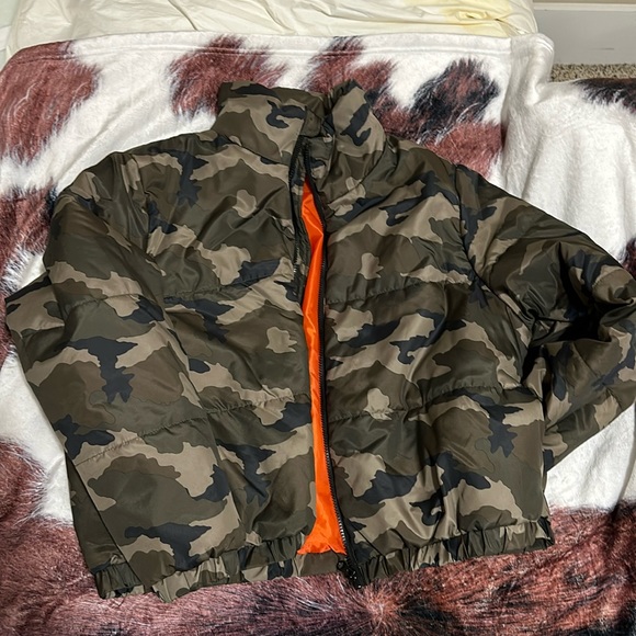 wild fable | Jackets & Coats | Wild Fable Old School Camo Puffer Jacket ...
